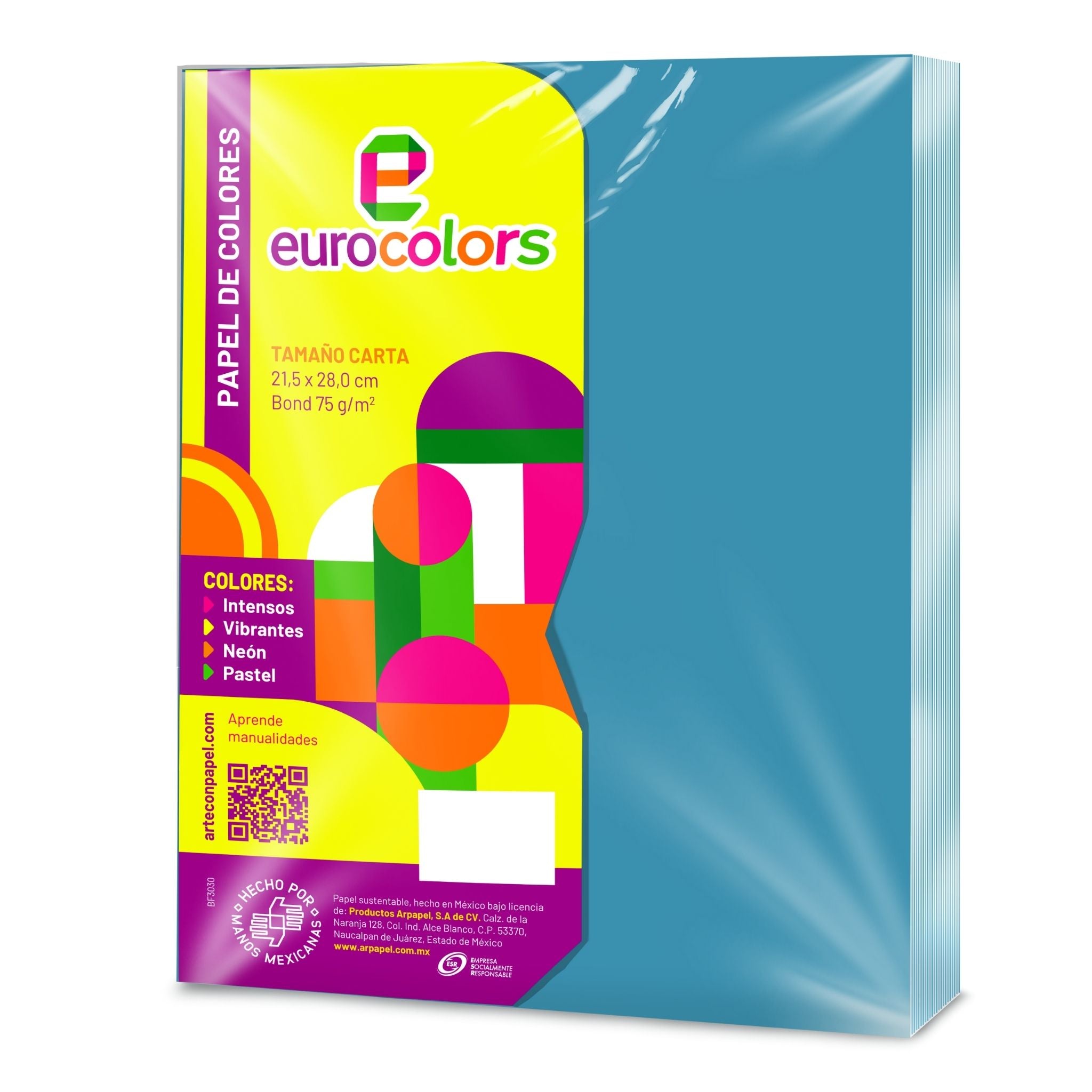 Hoja de colores Eurocolors – Papelerías Bety